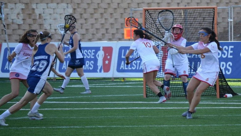 La selección femenina de lacrosse consigue ante Finlandia su victoria ...
